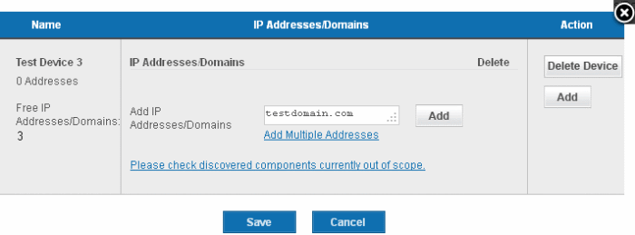 Create A New Device, PCI Compliance Scan, Malware Scanner | COMODO Web Inspector